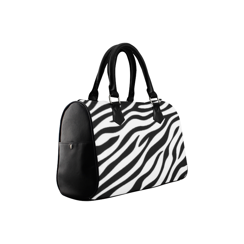 Zebra Print Boston Handbag (Model 1621) | ID: D185690