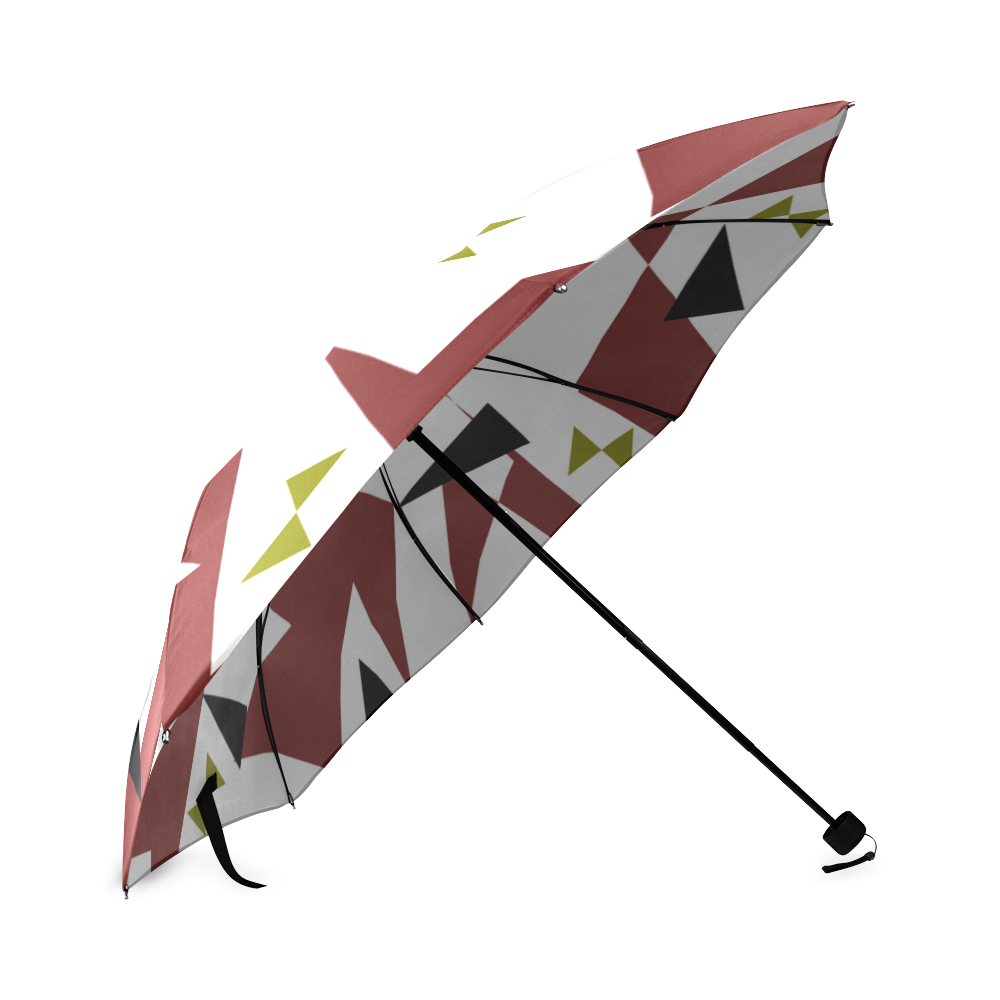 Geometrical pattern, triangle Foldable Umbrella (Model U01) | ID: D196993