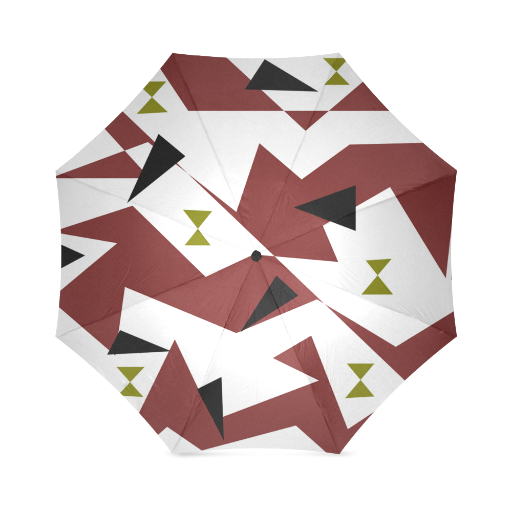 Geometrical pattern, triangle Foldable Umbrella (Model U01) | ID: D196993