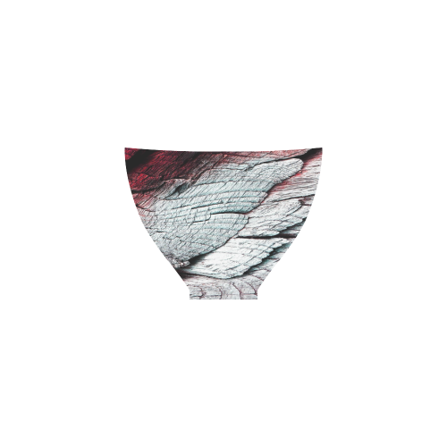 Wood Texture Custom Bikini Swimsuit | ID: D216750