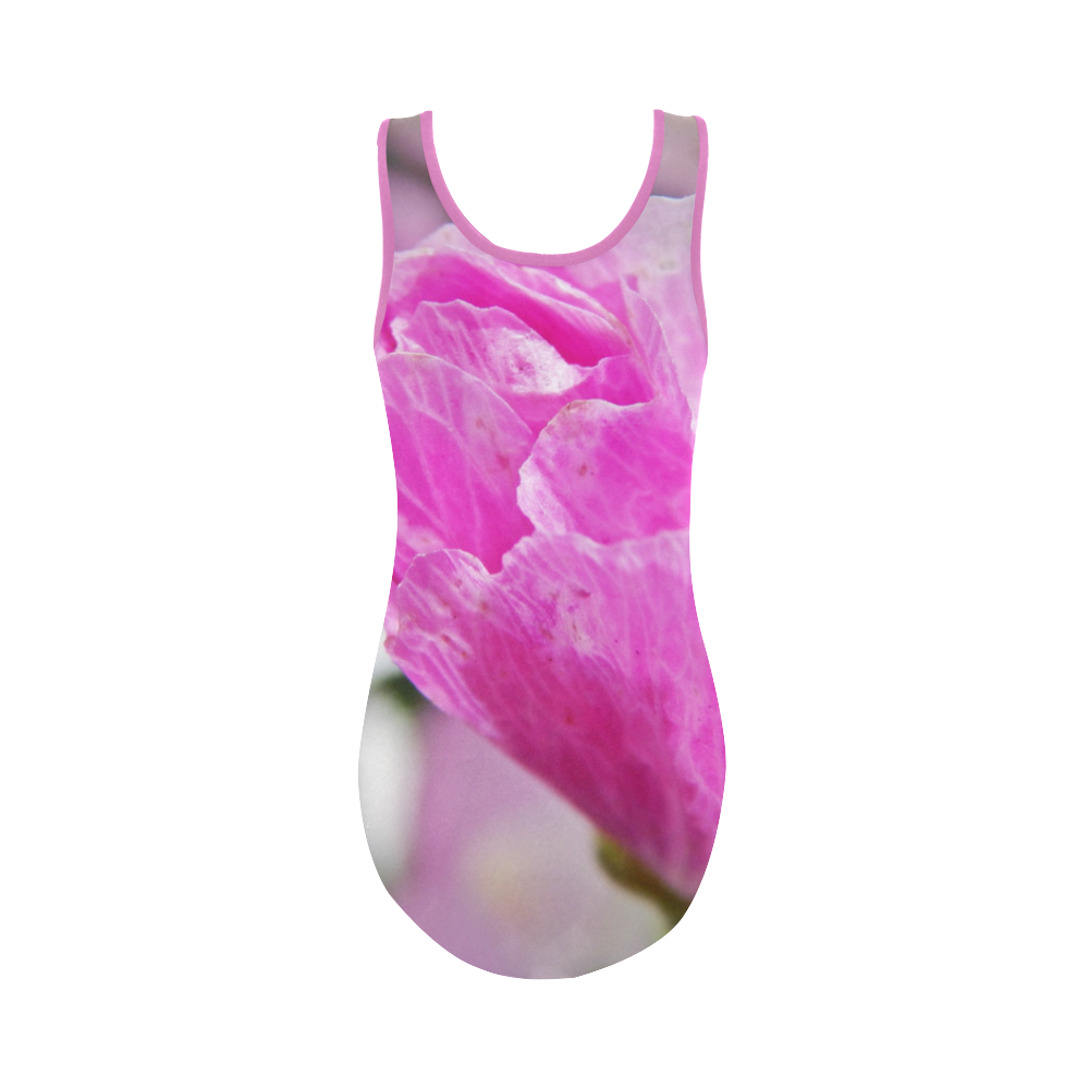Musk Mallow Vest One Piece Swimsuit (Model S04) | ID: D221555