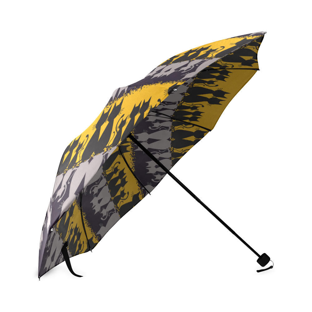 Cat Addiction Foldable Umbrella (Model U01) | ID: D222954