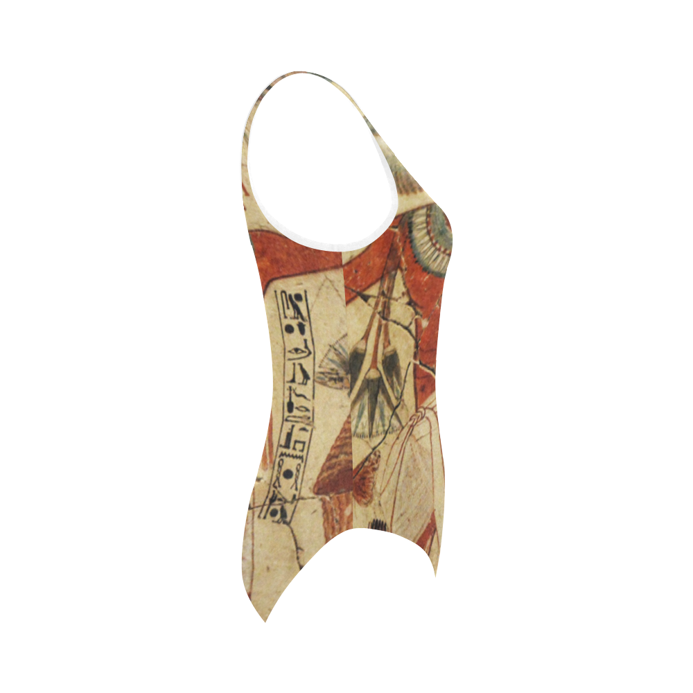 Ancient Egyptian Vest One Piece Swimsuit (Model S04) | ID: D227088