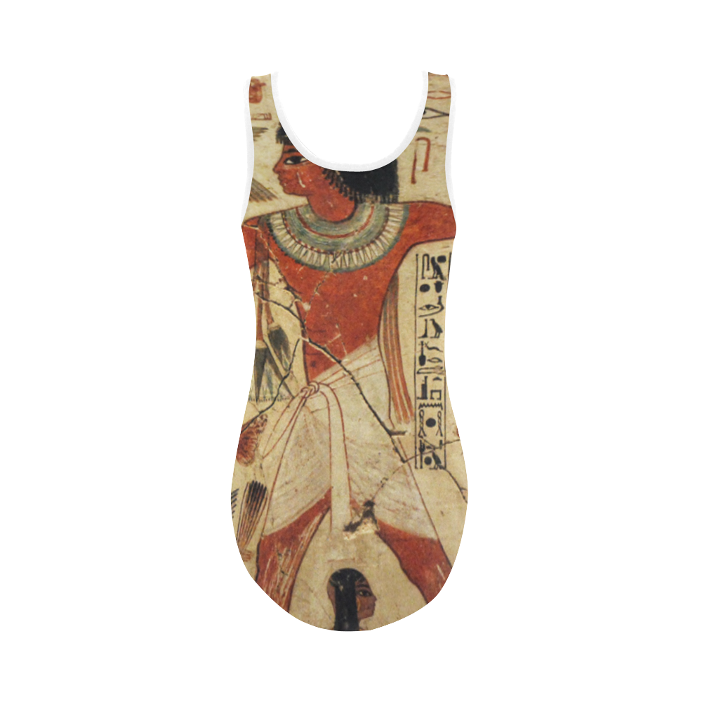 Ancient Egyptian Vest One Piece Swimsuit (Model S04) | ID: D227088