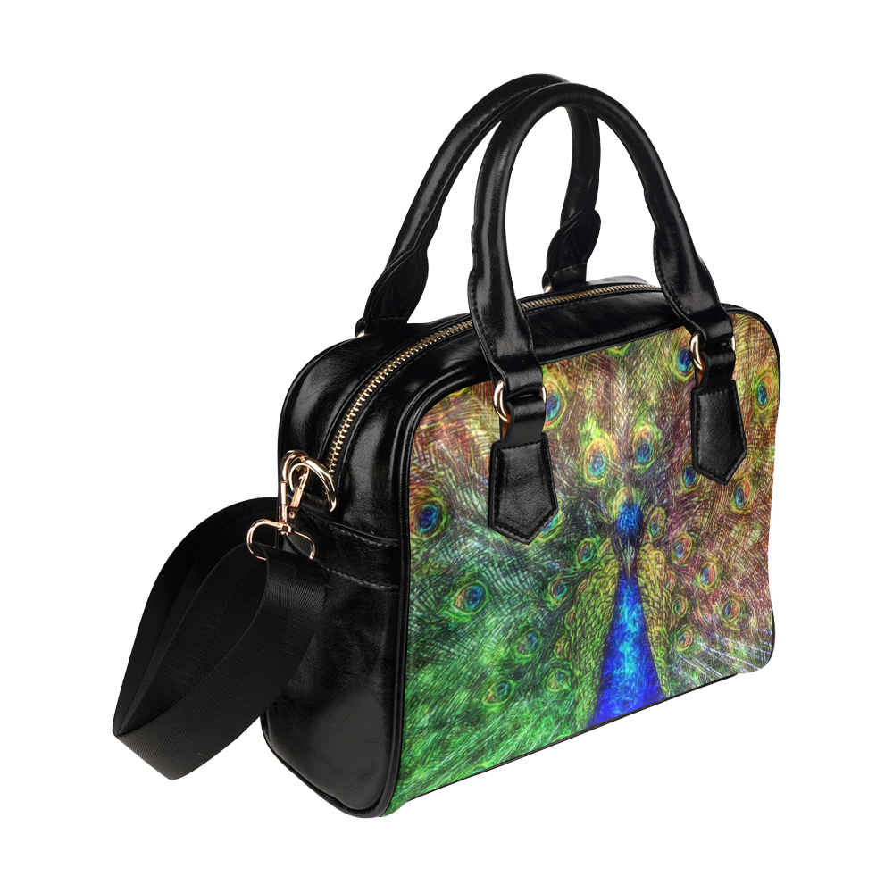 peacock Shoulder Handbag (Model 1634) | ID: D255392