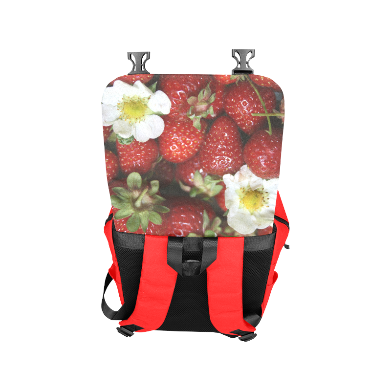 Summer Strawberries Casual Shoulders Backpack (Model 1623) | ID: D257502