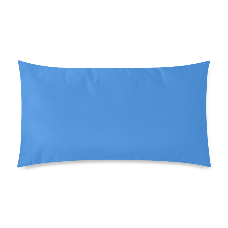sky blue Rectangle Pillow Case 20"x36"(Twin Sides) | ID: D259489