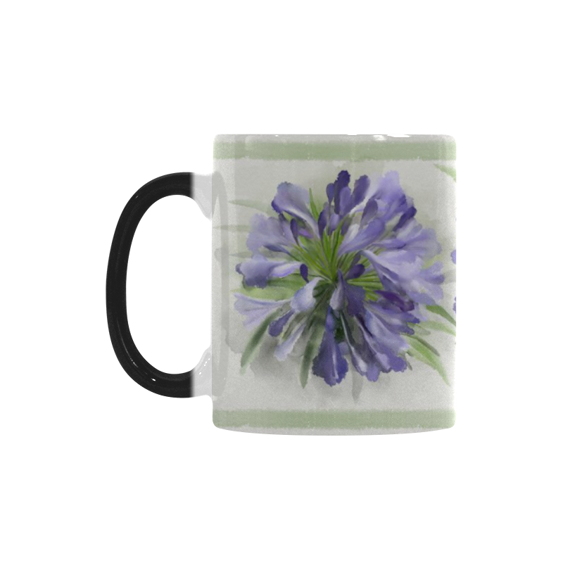 Purple Flowers Custom Morphing Mug | ID: D259176