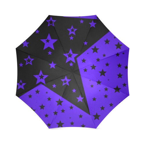 Purple Rain Foldable Umbrella (Model U01) | ID: D261634