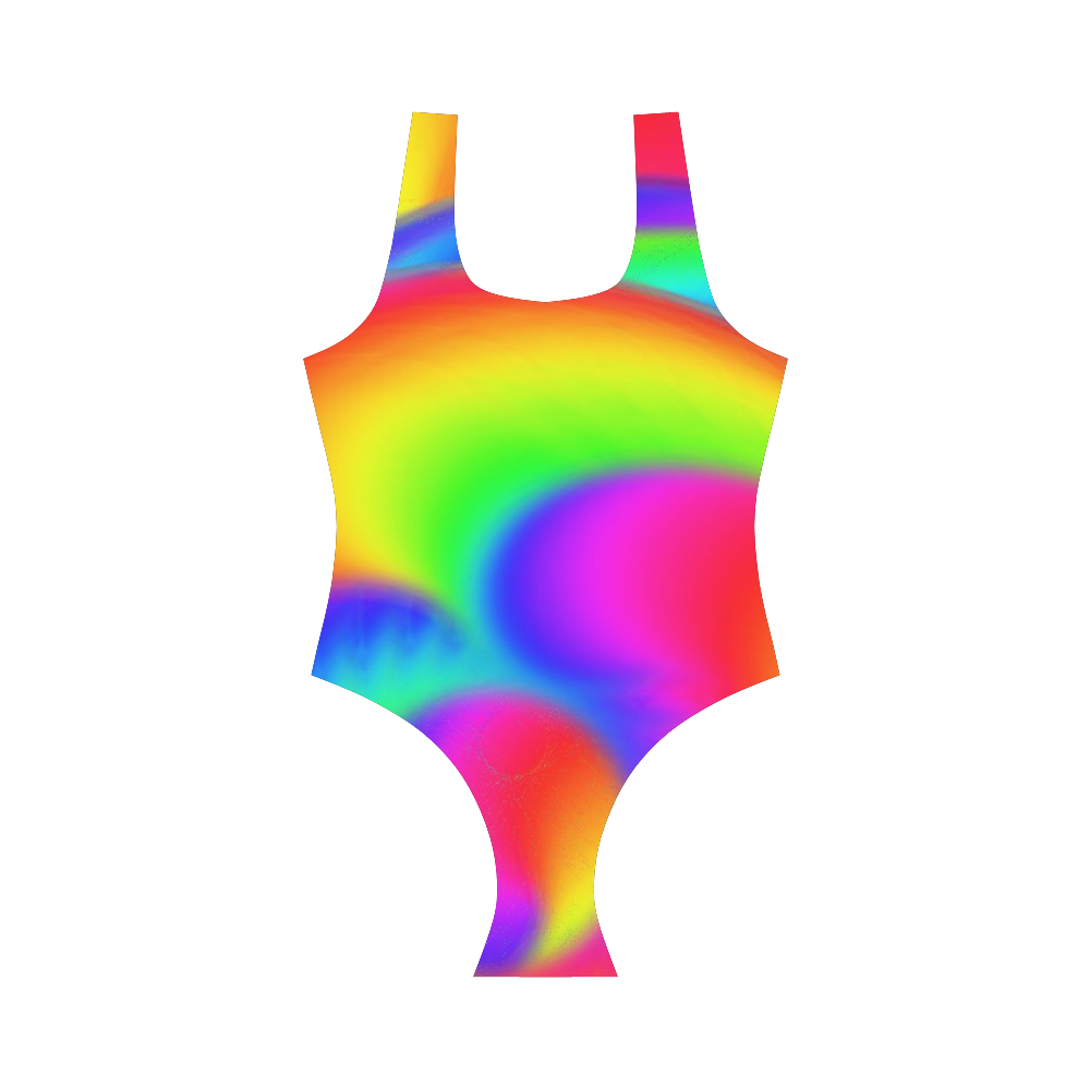 neon fun 4 Vest One Piece Swimsuit (Model S04) | ID: D277930