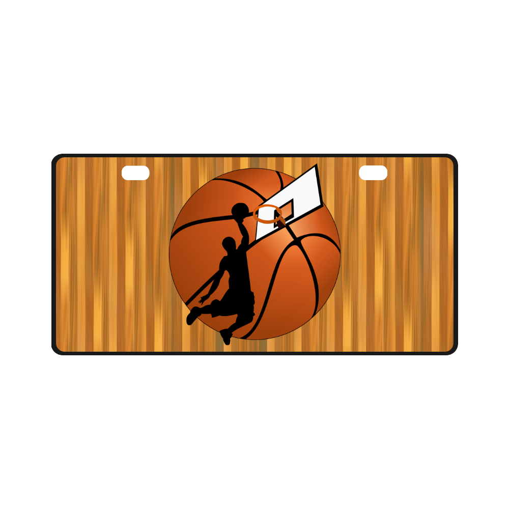 Slam Dunk Basketball Player License Plate | ID: D289789