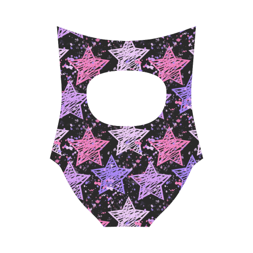 Painted Stars Strap Swimsuit ( Model S05) | ID: D295414