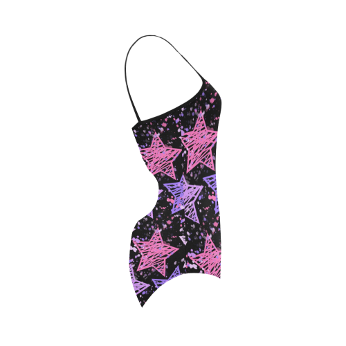 Painted Stars Strap Swimsuit ( Model S05) | ID: D295414