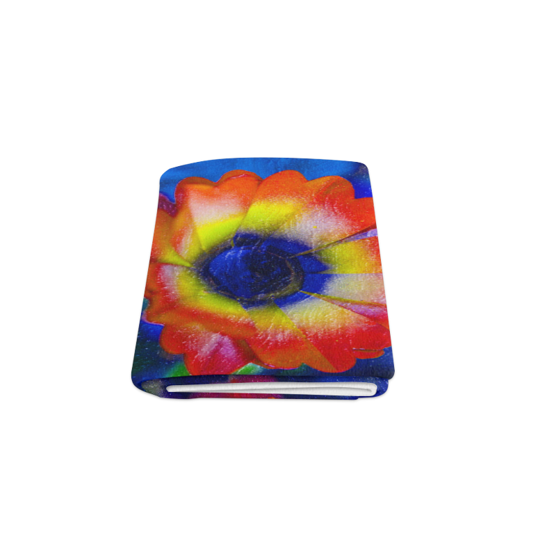 Colorful Tye Dye Flowers Blanket 50"x60" | ID: D309769