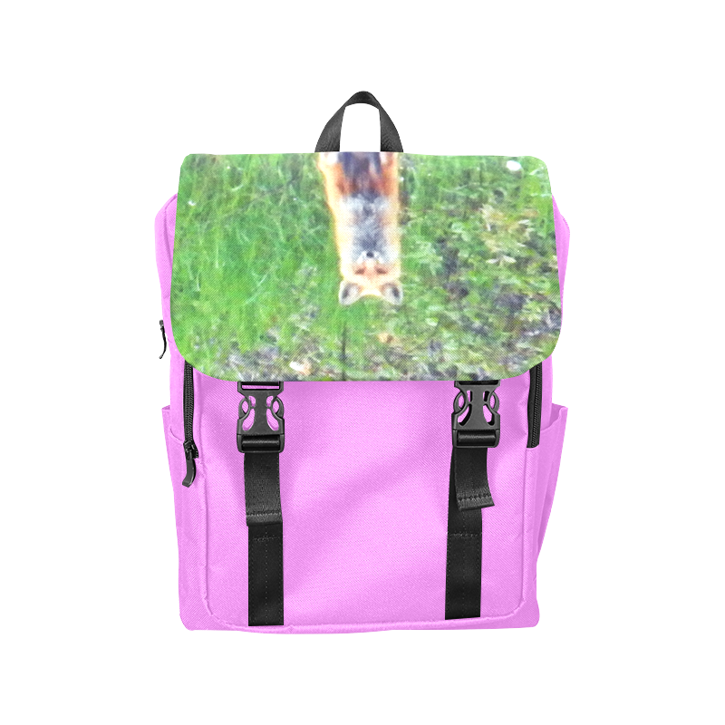 Red Fox Casual Shoulders Backpack (Model 1623) | ID: D309743