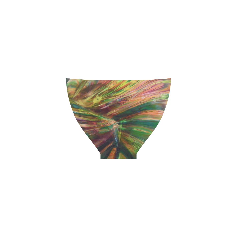 Abstract Colorful Glass Custom Bikini Swimsuit | ID: D316503