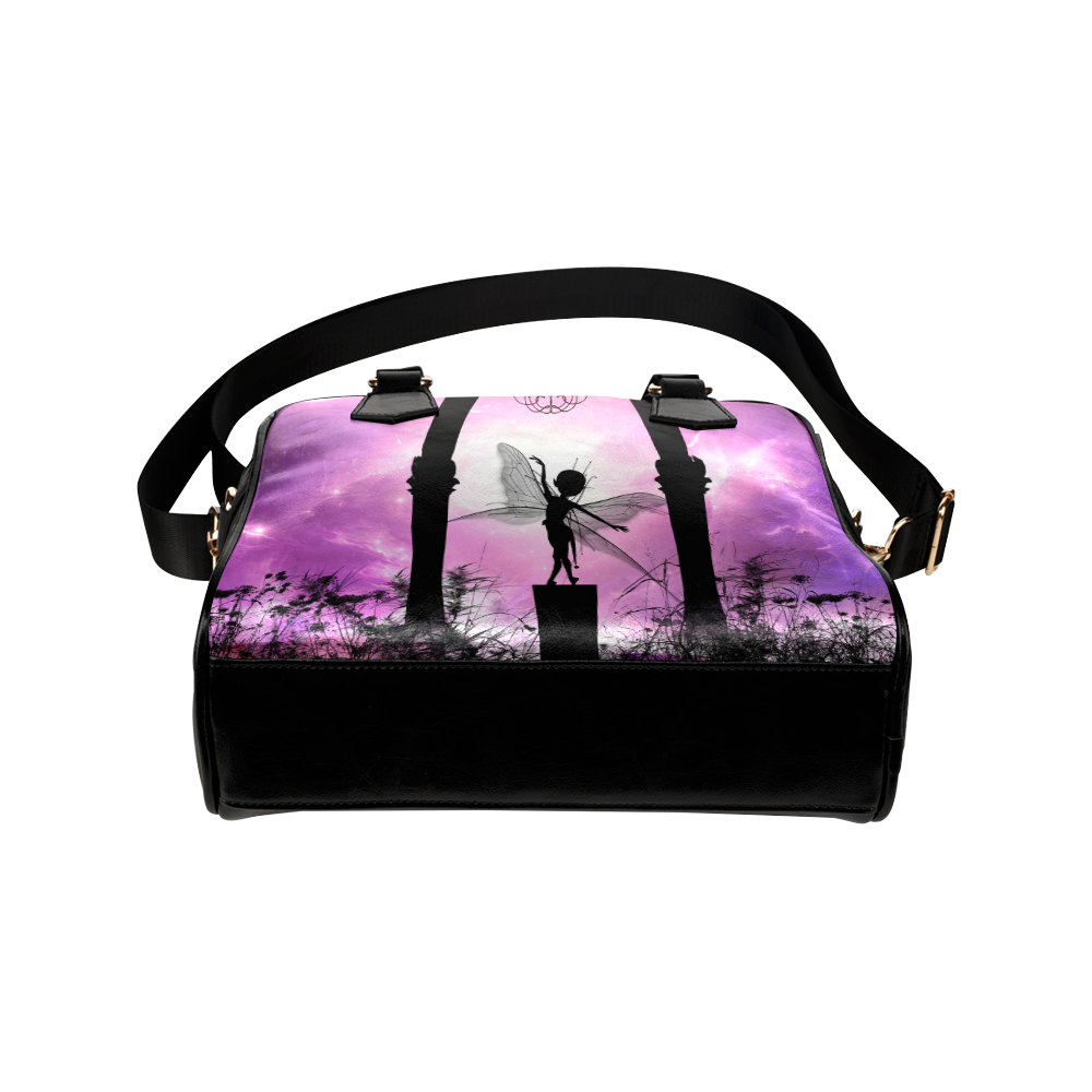 Cute dancing fairy in the night Shoulder Handbag (Model 1634) | ID: D343051