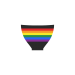 Gay Pride Rainbow Flag Stripes Custom Bikini Swimsuit | ID: D347230