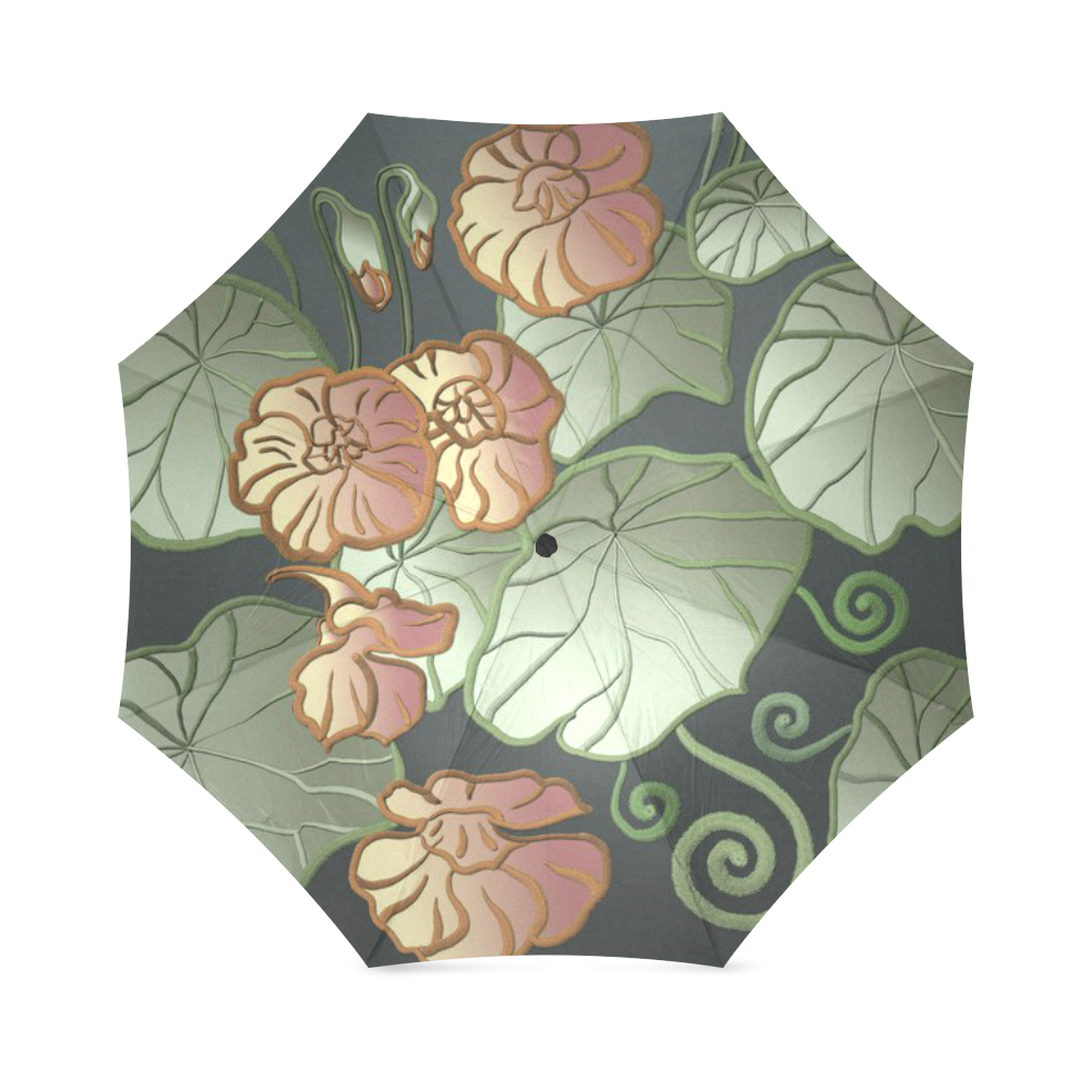 Art Nouveau Garden Foldable Umbrella (Model U01) | ID: D353871