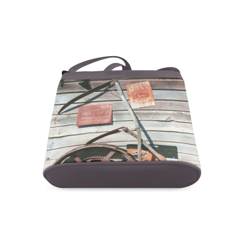 Spitting on sidewalks prohibited Crossbody Bags (Model 1613) | ID: D375175