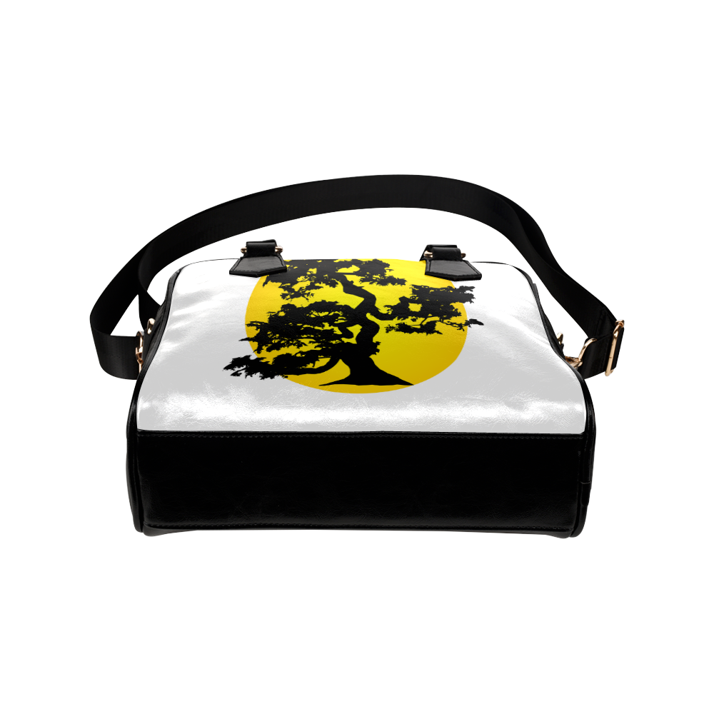 Bonsai Silhouette Sun Shoulder Handbag (Model 1634) | ID: D394184