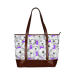 OES heads purple Tote Handbag (Model 1642) | ID: D407681