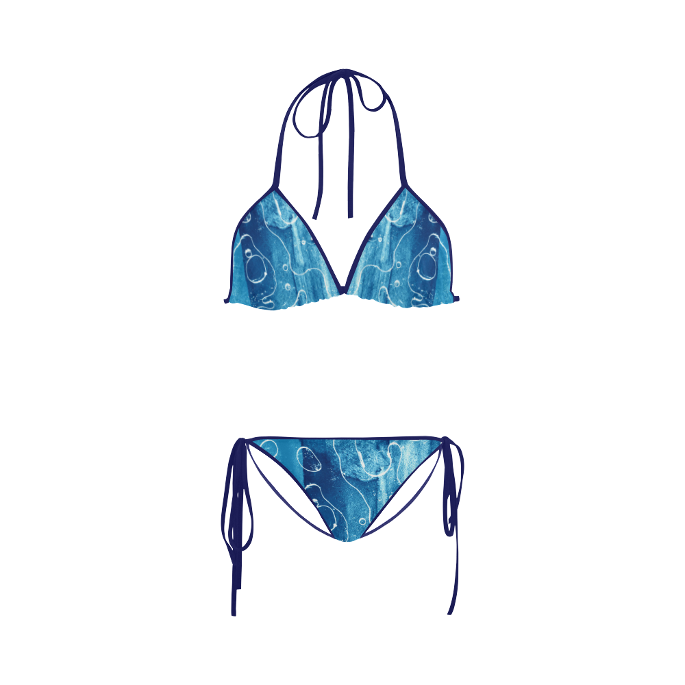 Liquid Blue Custom Bikini Swimsuit | ID: D421385