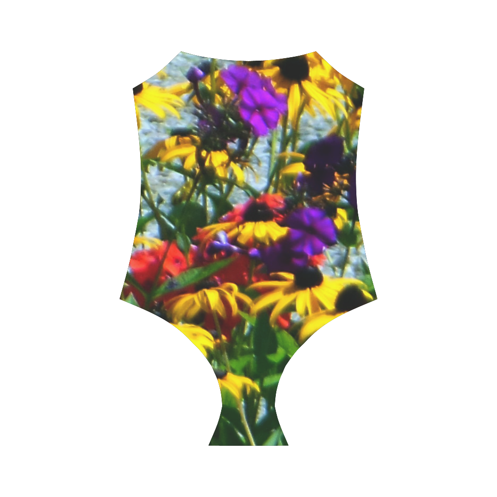 Picturesque Flowers Strap Swimsuit ( Model S05) | ID: D418818