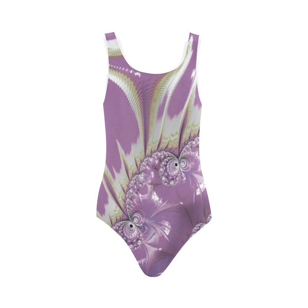 amazing special fractal 24F Vest One Piece Swimsuit (Model S04) | ID ...