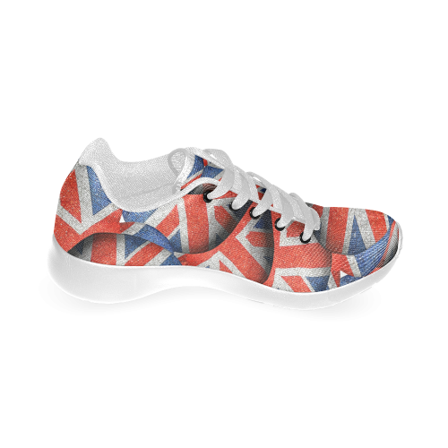 England Flag Patterned Men’s Running Shoes (Model 020) | ID: D456852