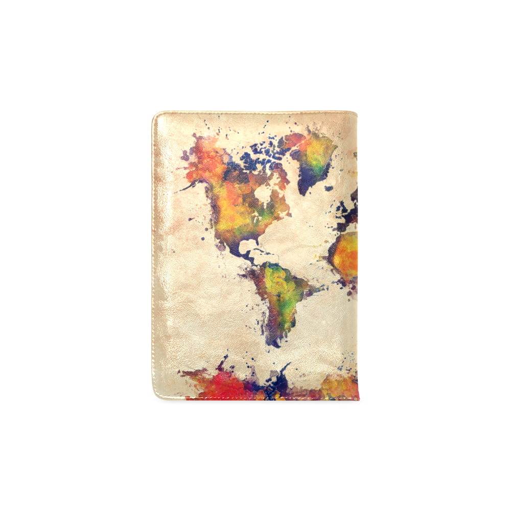 world map Custom NoteBook A5 | ID: D458089