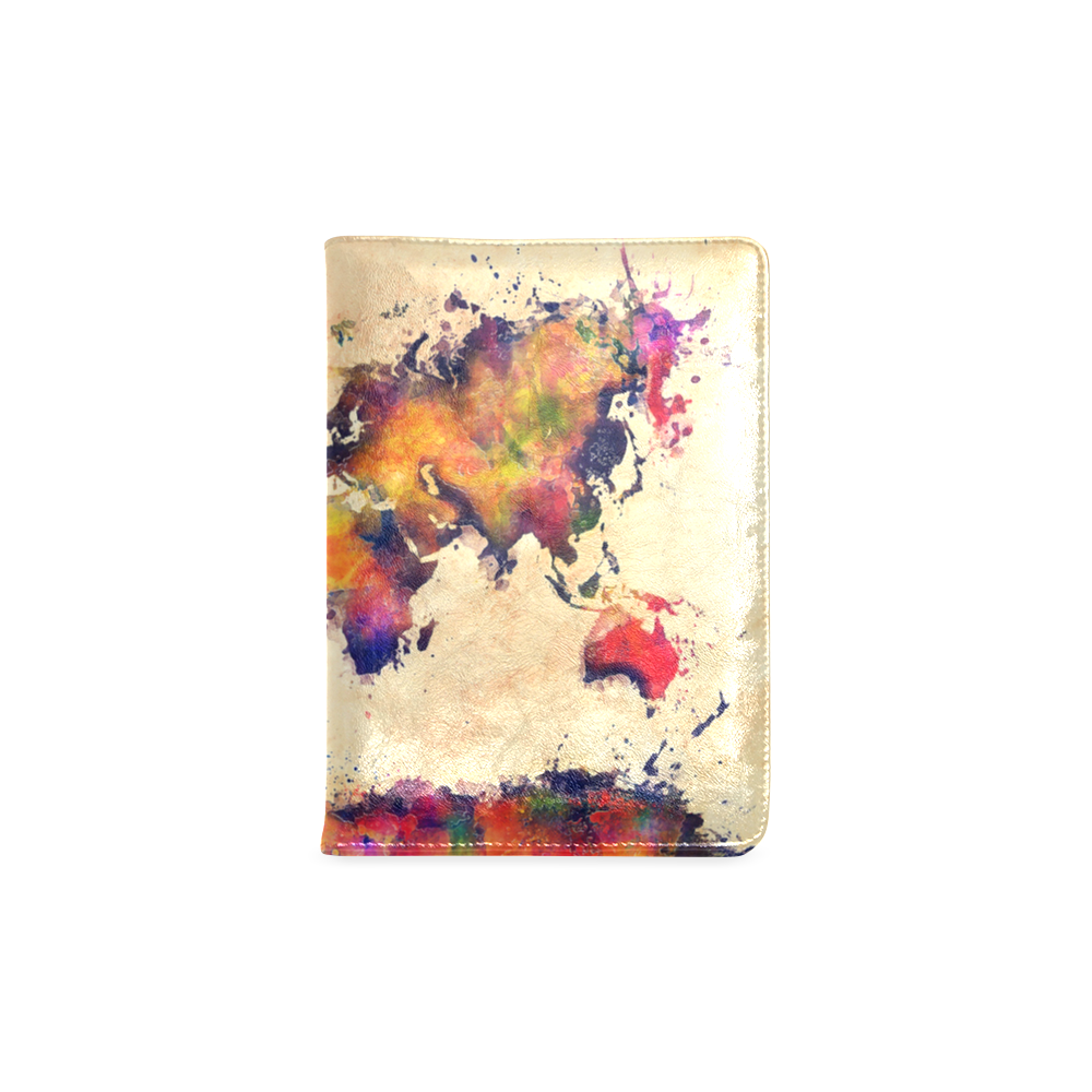 world map Custom NoteBook A5 | ID: D458089