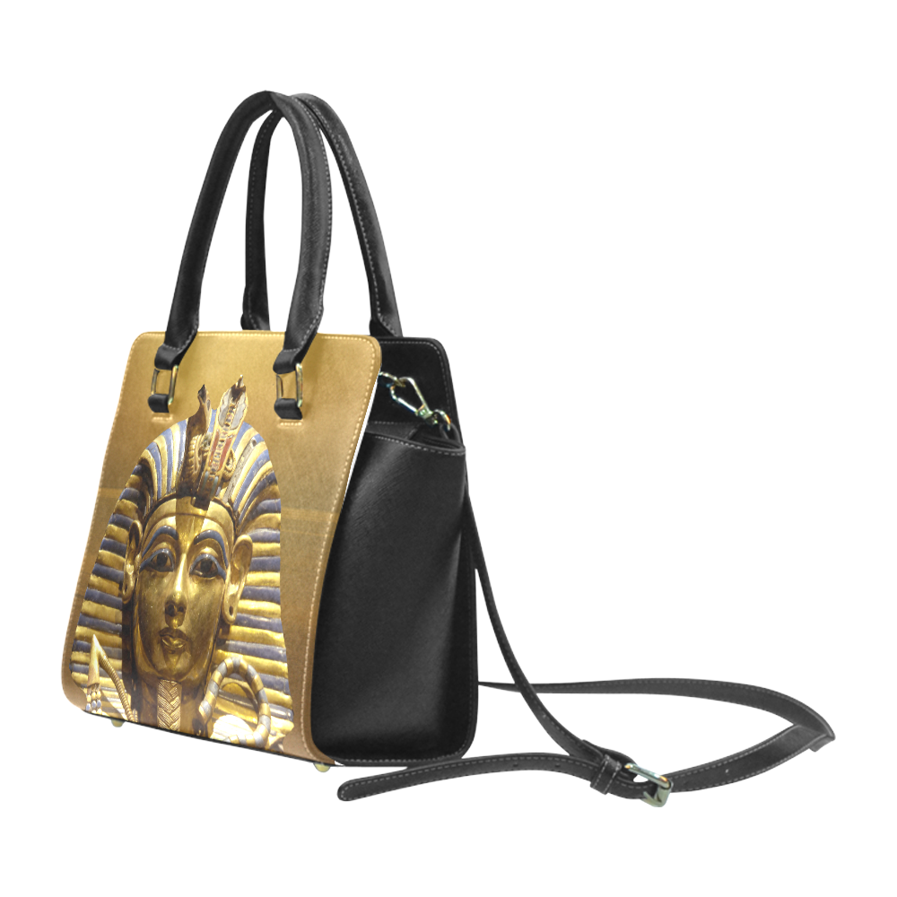 Egypt King Tut Rivet Shoulder Handbag (Model 1645) | ID: D484828