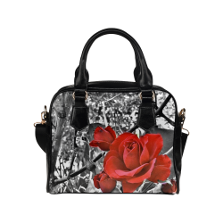 Gothic Rose Shoulder Bag by Martina Webster Shoulder Handbag (Model ...