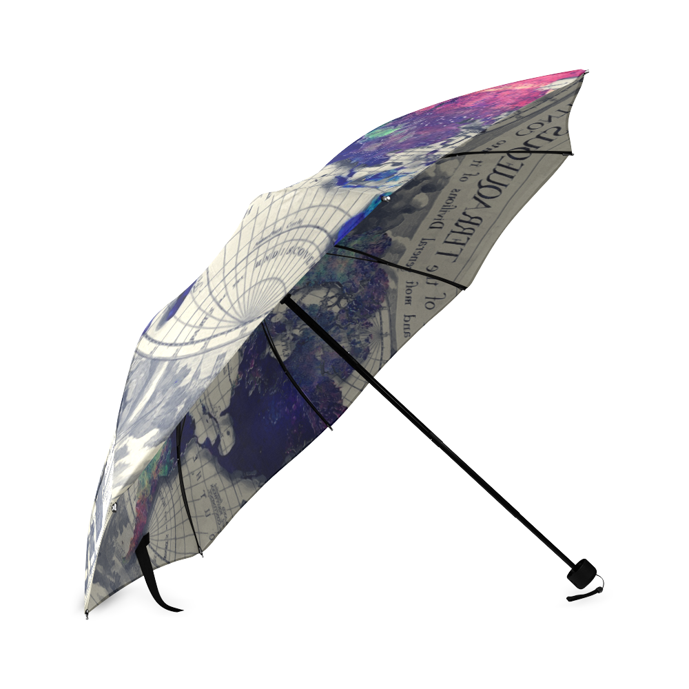 world map 22 Foldable Umbrella (Model U01) | ID: D505562