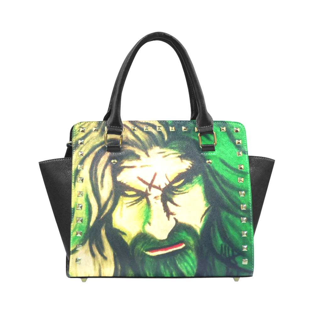 Rob Zombie Rivet Shoulder Handbag (Model 1645) | ID: D528222