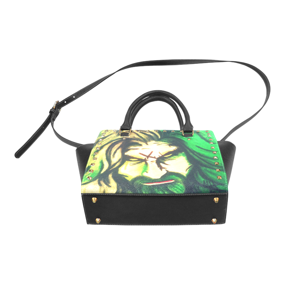 Rob Zombie Rivet Shoulder Handbag (Model 1645) | ID: D528222
