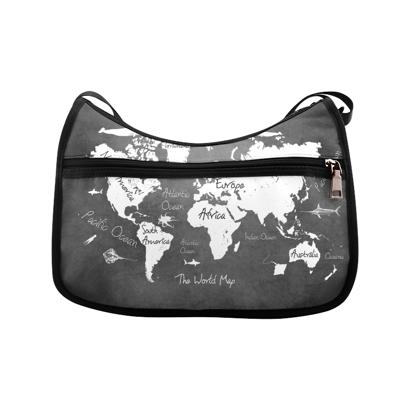 world map Crossbody Bags (Model 1616) | ID: D536286
