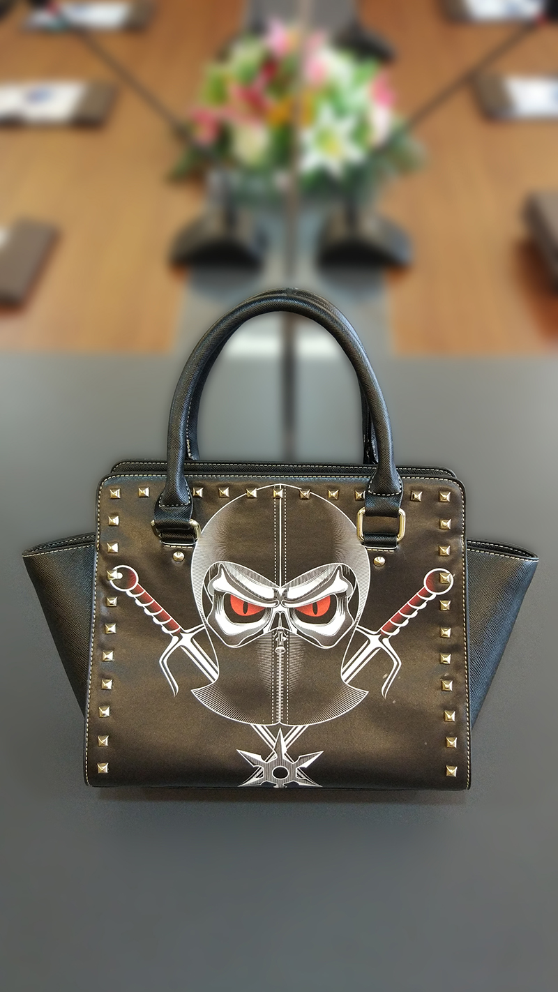 Rivet Shoulder Handbag (Model 1645)