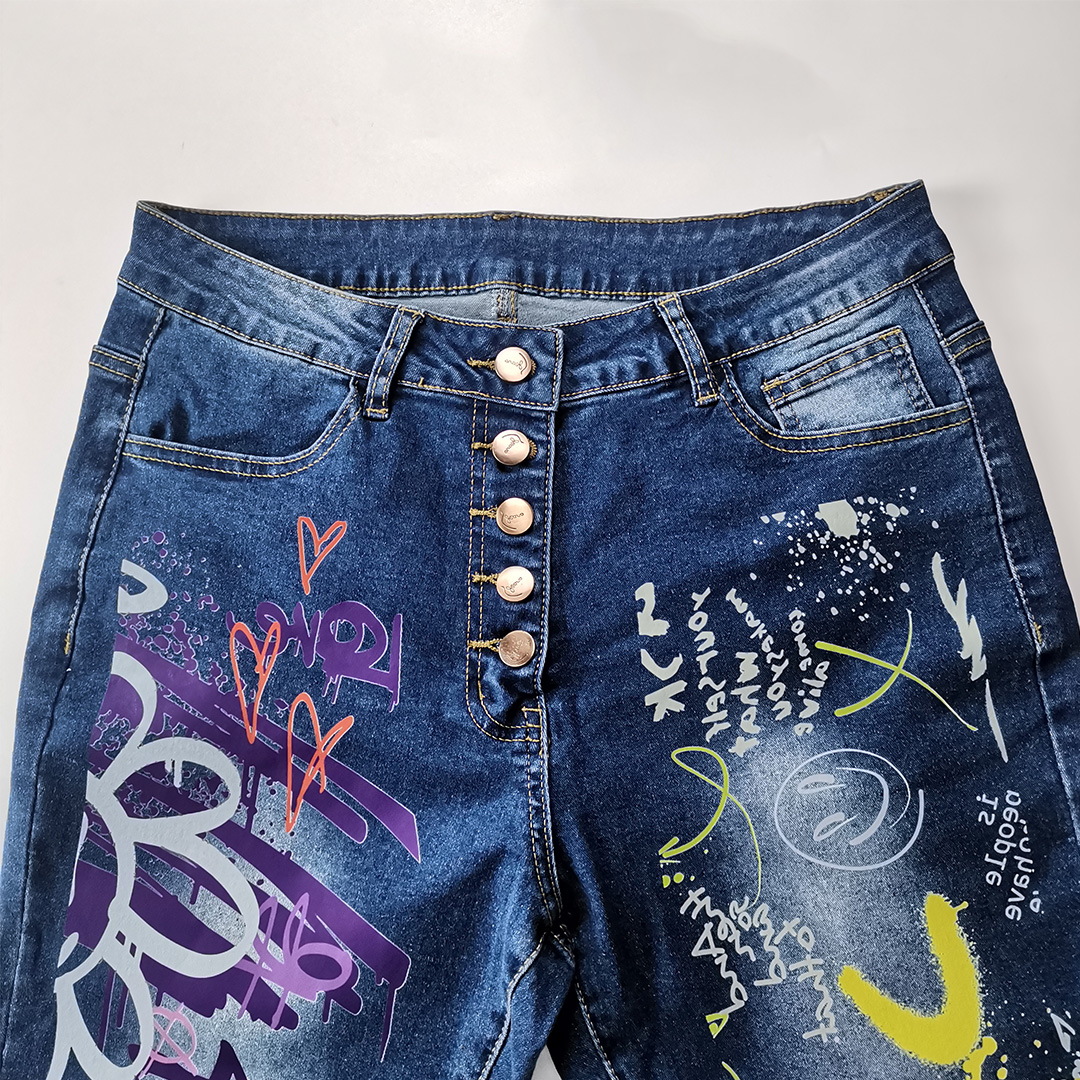Women's Jeans (Front Printing)
