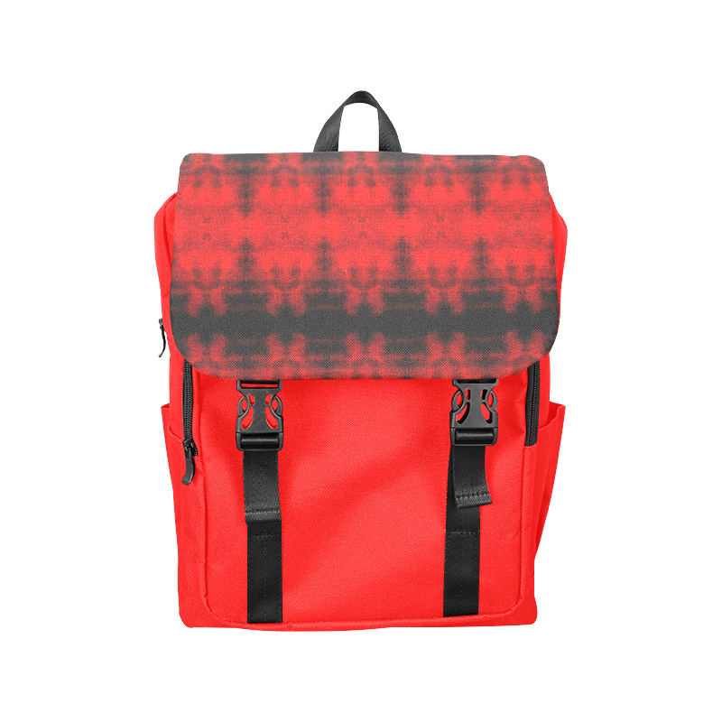 Red Black Gothic Pattern Casual Shoulders Backpack (Model 1623) | ID ...