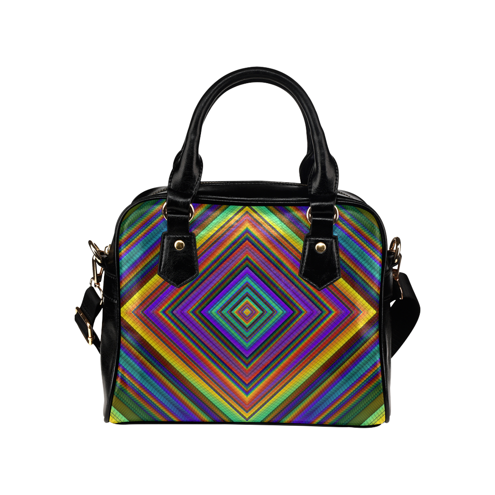 Diamond Pattern Shoulder Handbag (Model 1634) | ID: D582058