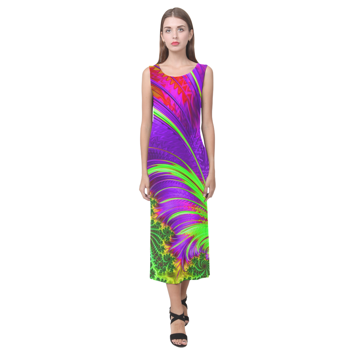 pattern20160757 Phaedra Sleeveless Open Fork Long Dress (Model D08 ...