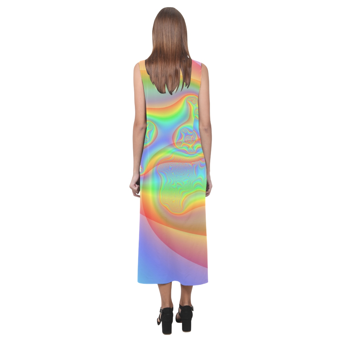 Dreaming by Martina Webster Phaedra Sleeveless Open Fork Long Dress ...