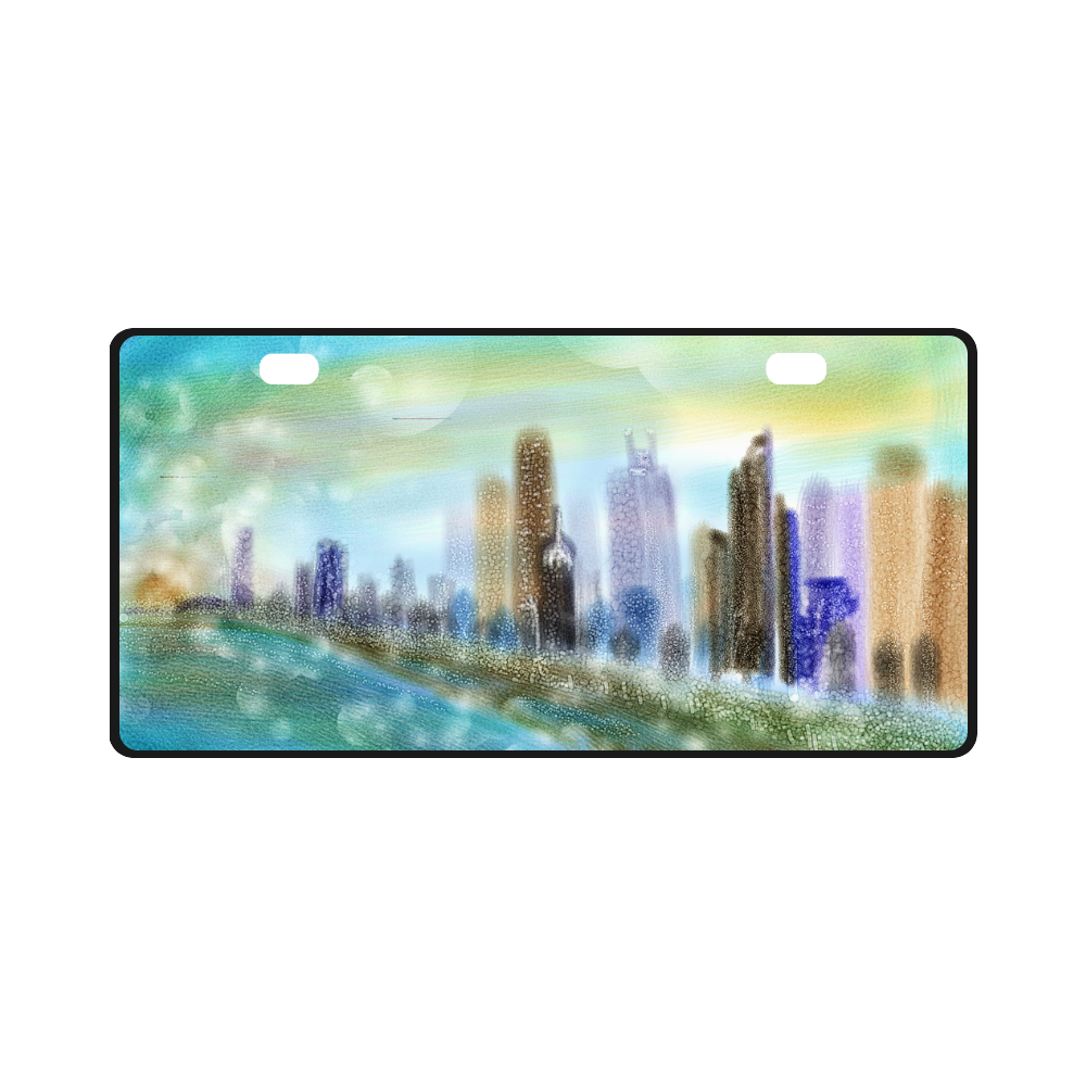 chicago skyline License Plate | ID: D629024