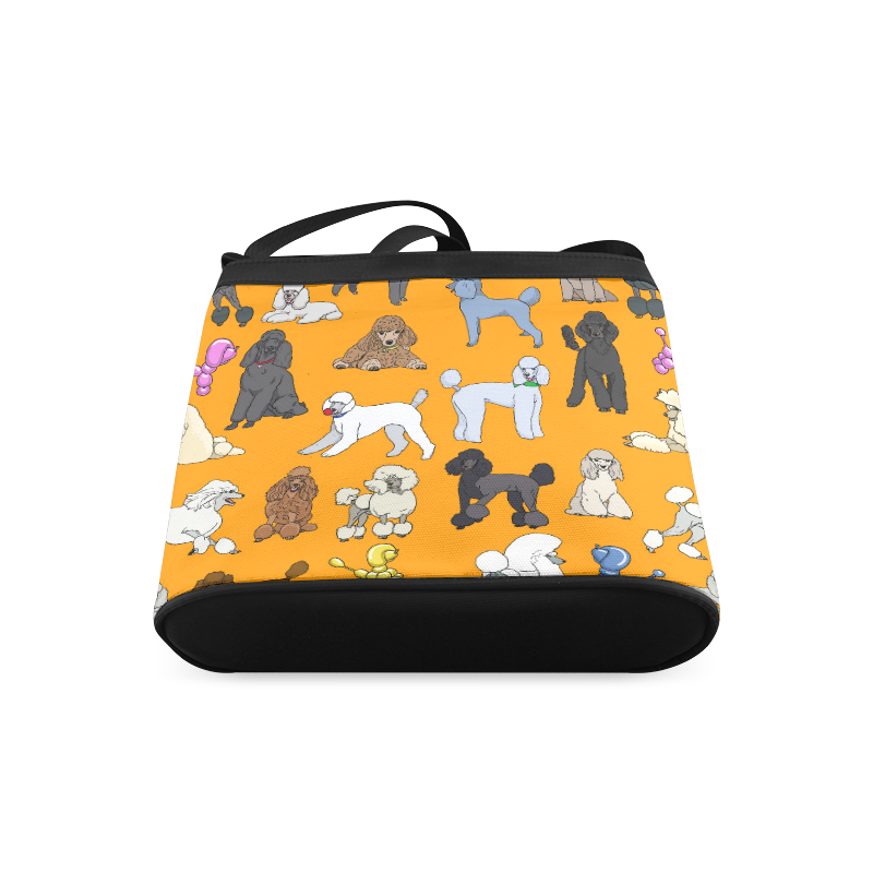 poodles orange Crossbody Bags (Model 1613) | ID: D633828