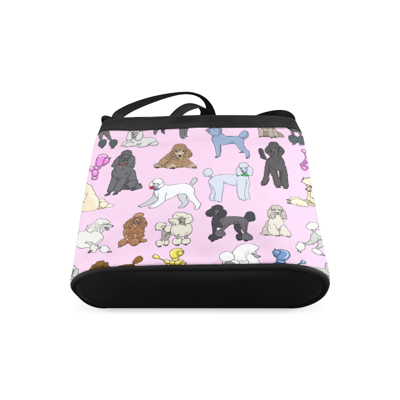 poodles pink Crossbody Bags (Model 1613) | ID: D633826