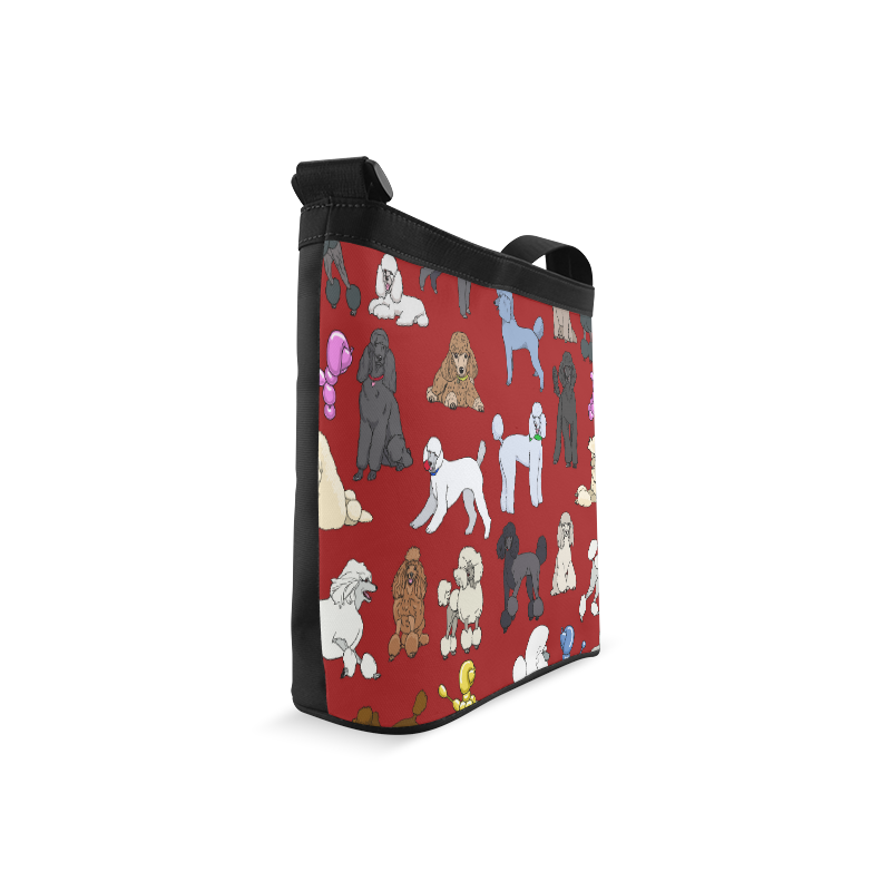 poodles red Crossbody Bags (Model 1613) | ID: D633816
