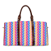 Colorful Chevron Retro Pattern Waterproof Travel Bag/Small (Model 1639 ...