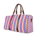 Colorful Chevron Retro Pattern Waterproof Travel Bag/Small (Model 1639 ...